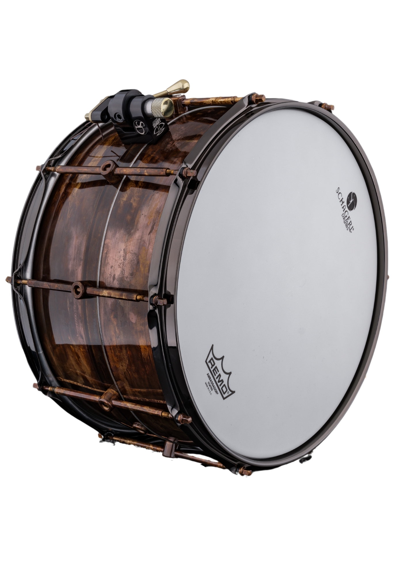 Schagerl Antares Snare Drum 14“x8“ Brass, Dark Vintage bei schagerl.com ...