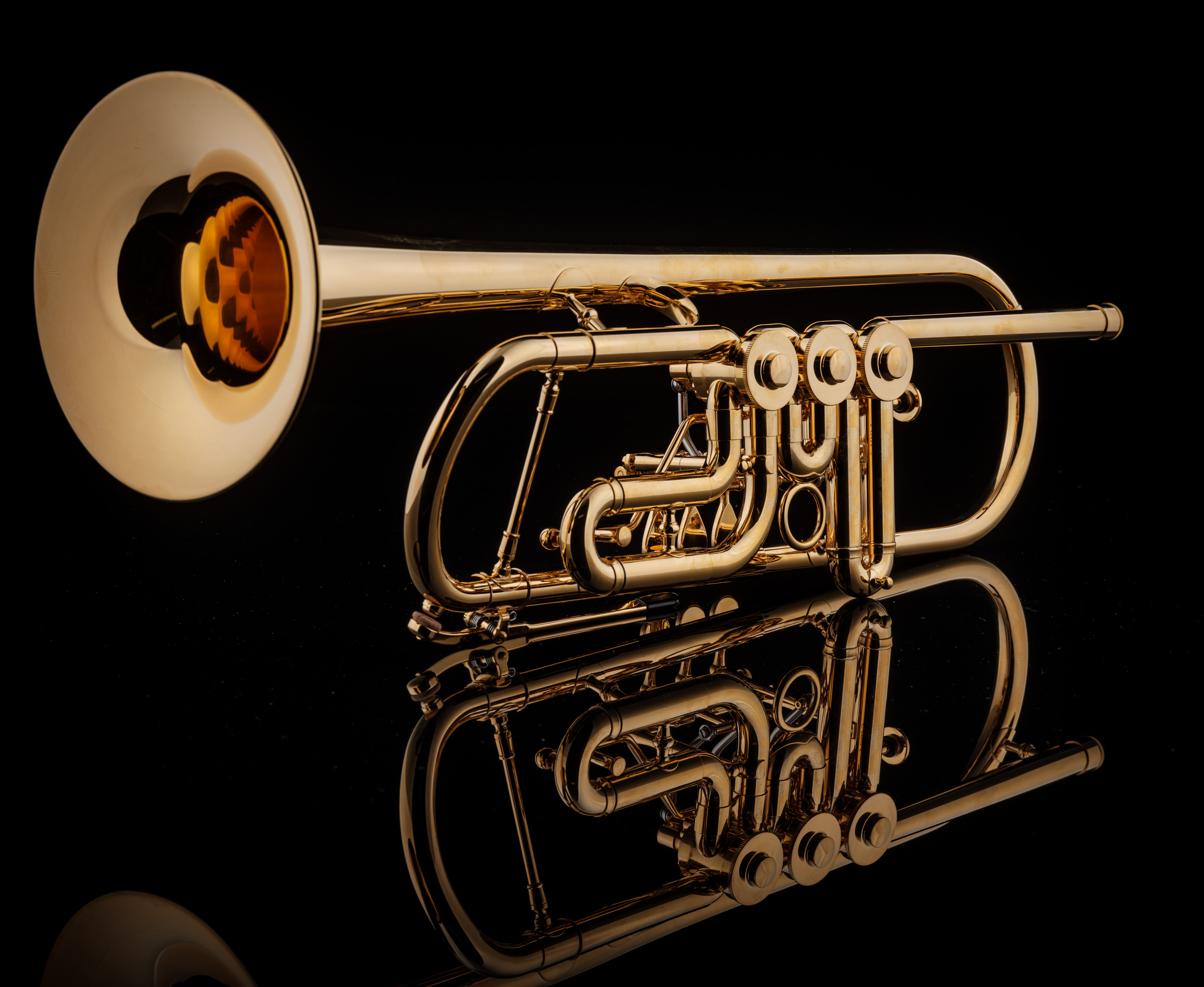 Schagerl Bb-Trumpet “HANS GANSCH“ gold plated buy from schagerl.com