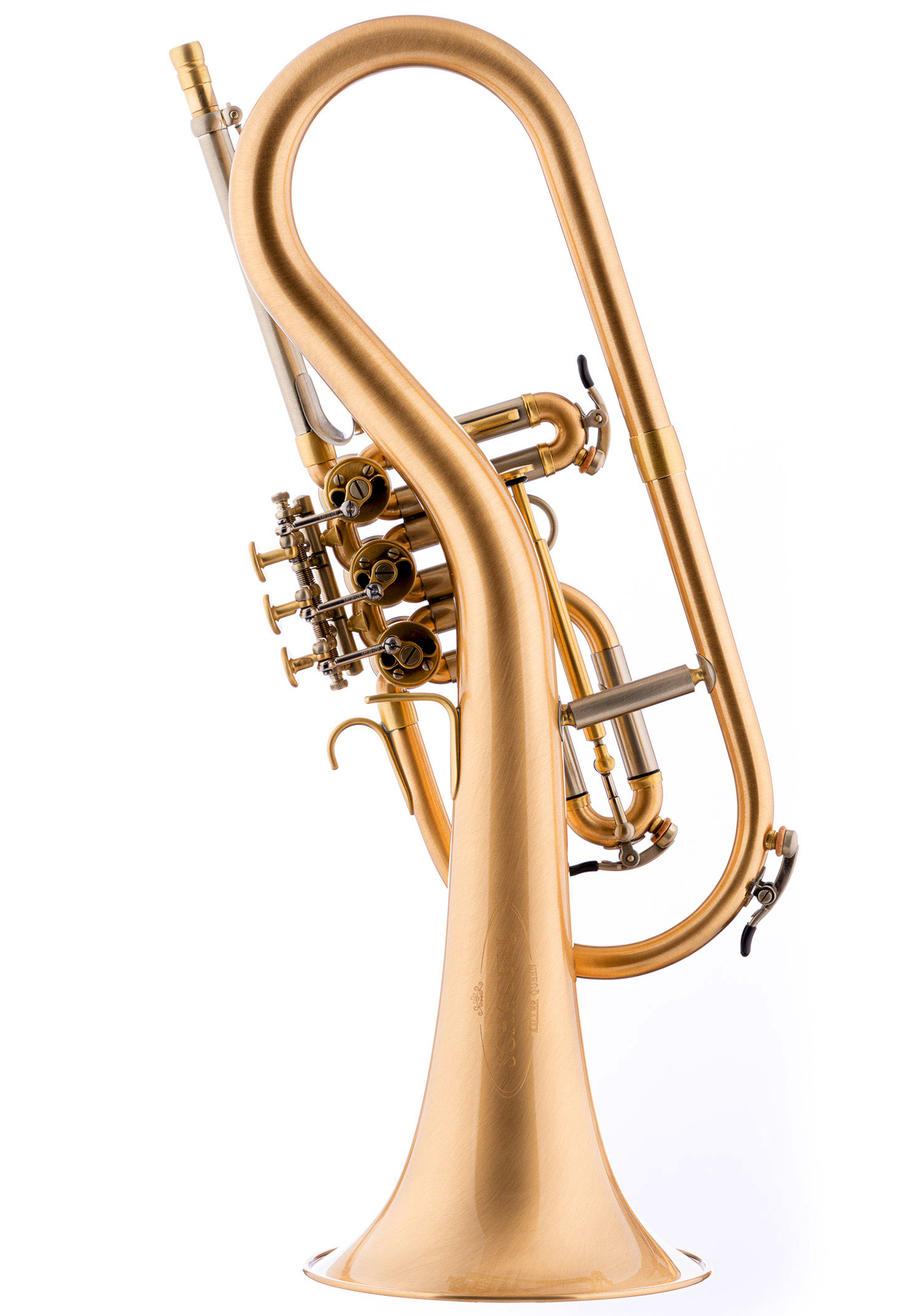 Schagerl Flugelhorn “KILLERQUEEN“ scratched lacquered buy from schagerl.com