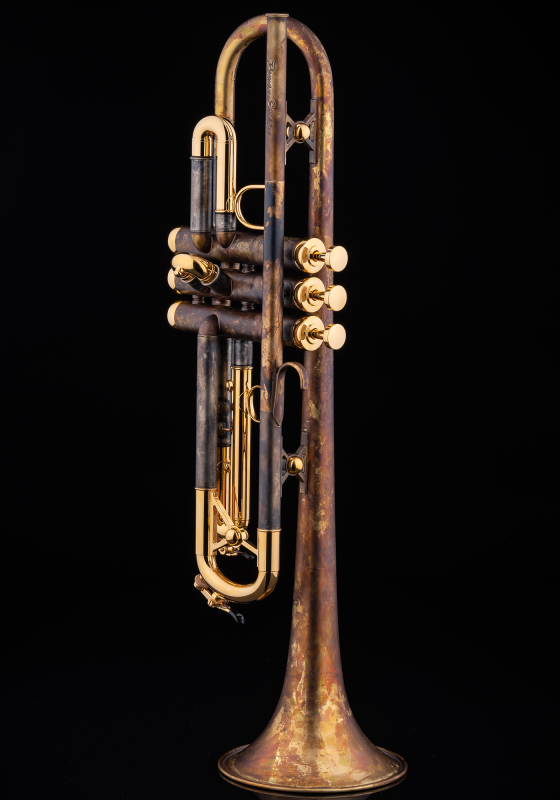 Schagerl Bb-Trumpete “ROMAN EMPIRE“ vintage matt - gold part buy from ...